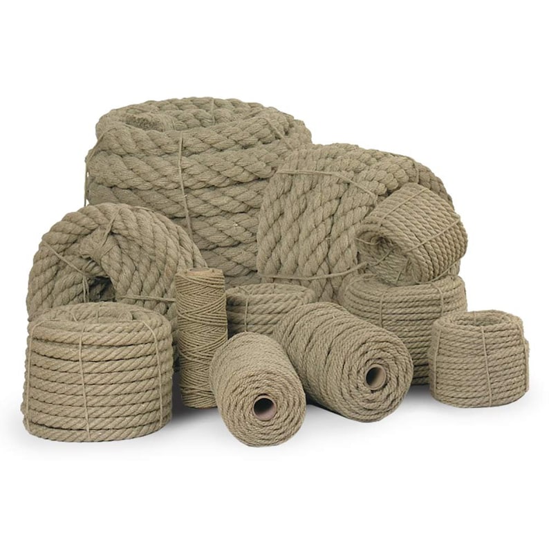 Natural 100% Hemp Rope 4mm - Etsy