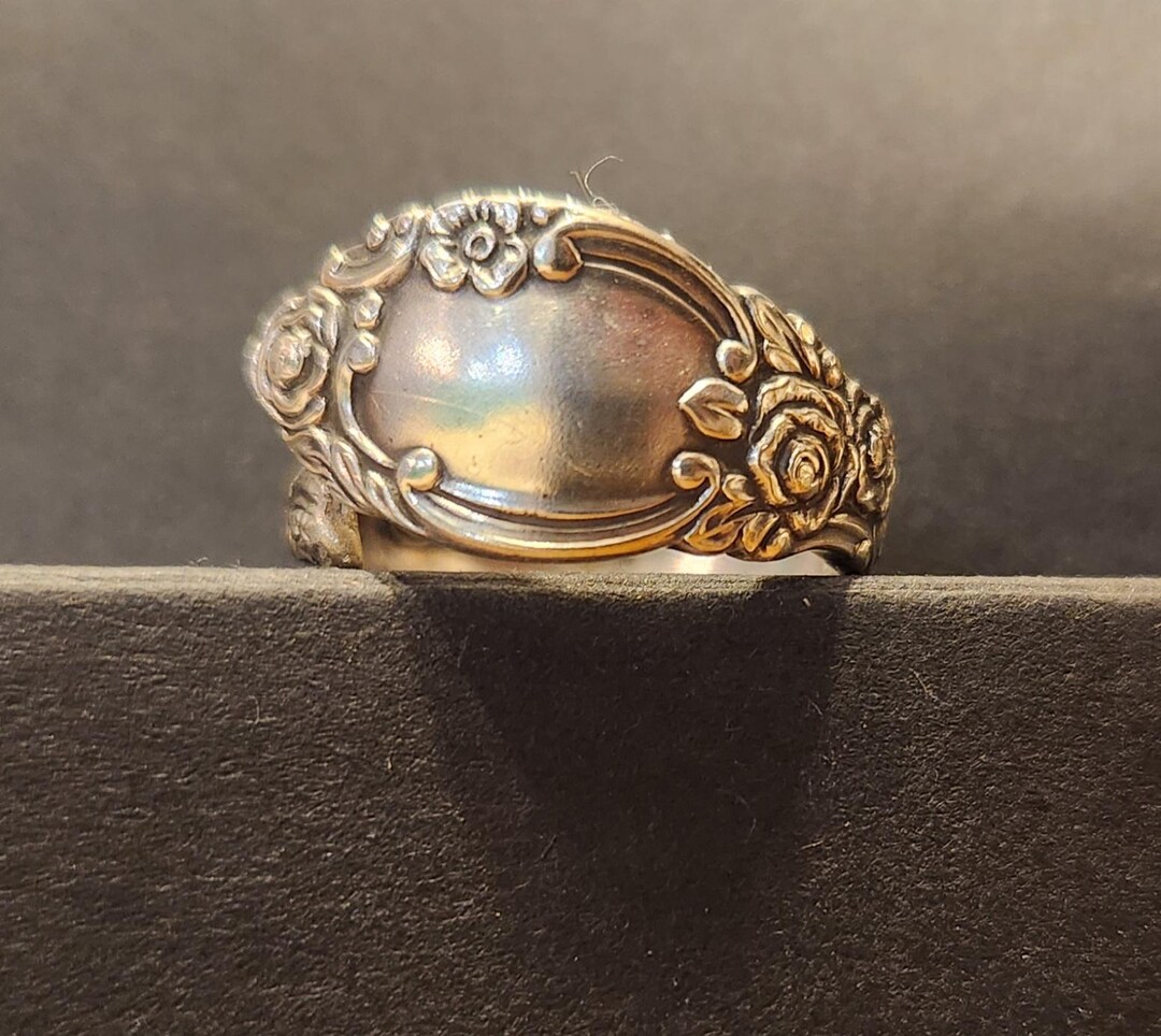 Vintage Spoon Rings, Sterling Silver, Classic, Casual, Gothic Victorian ...