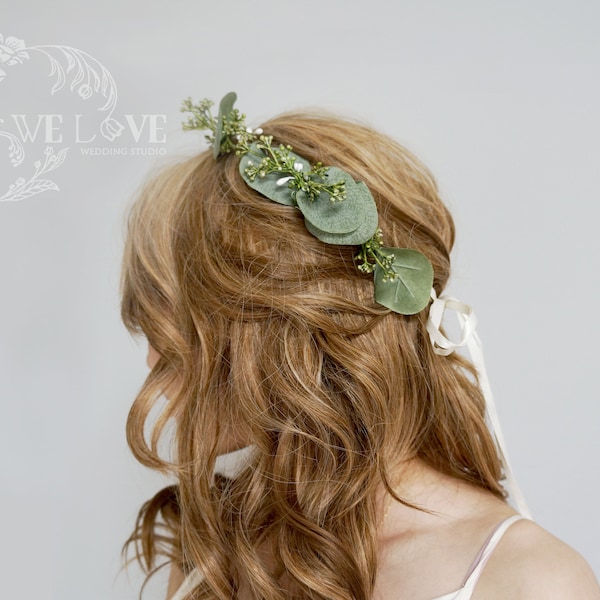 Greenery Crown - Etsy