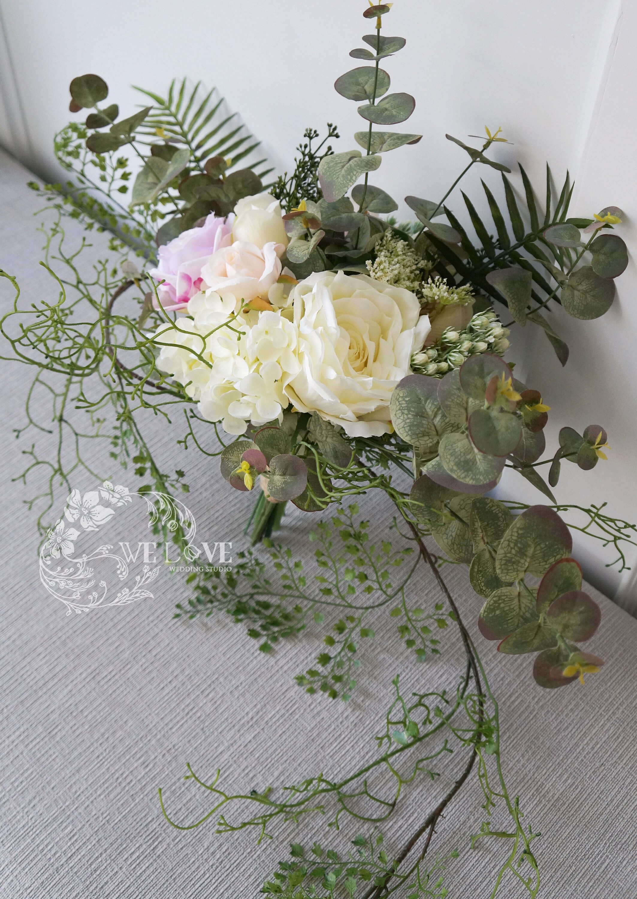 Dropping Foliage Bouquet, Wedding Bouquet, Bridal Bouquet, Bridesmaid ...