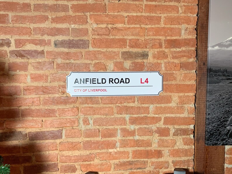 Liverpool Anfield Road Unique Hand-painted 3D Sign - Etsy