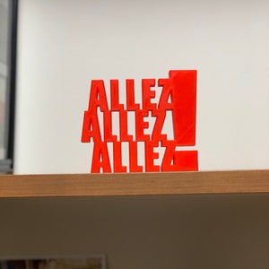Liverpool 3D Sign Allez Allez Allez - Etsy