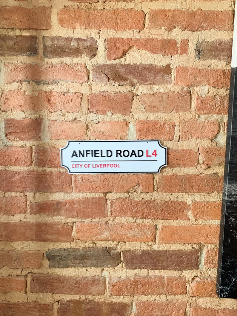 Liverpool Anfield Road Unique Hand-painted 3D Sign - Etsy