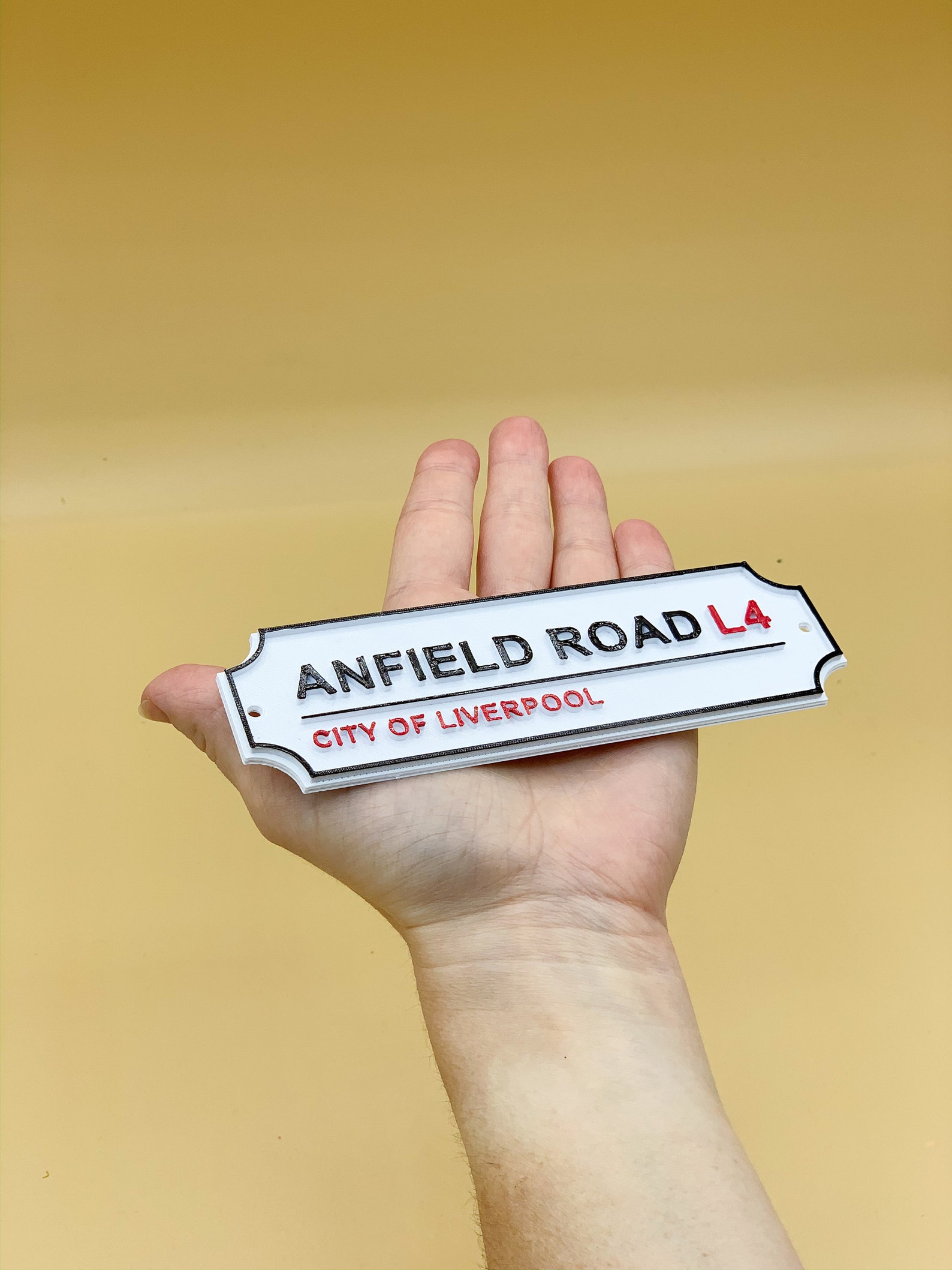 Liverpool - Anfield Road Sign Christmas Ornament, Hand-painted - Etsy