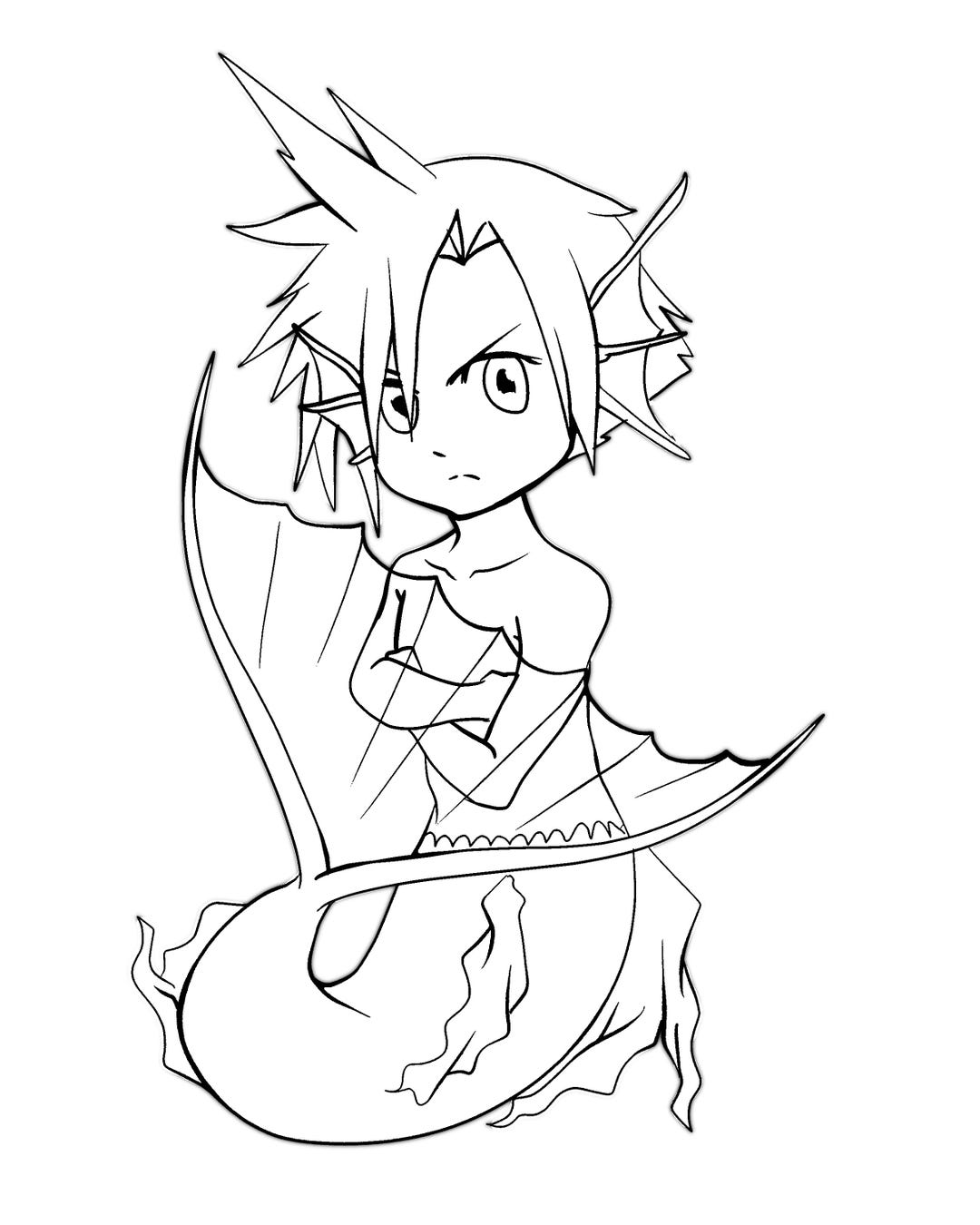 Coloring Page - Mer Cloud - Final Fantasy VII - Printable or Colorable on Computer! - Etsy