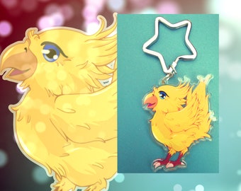 Chocobo Keychain - Etsy