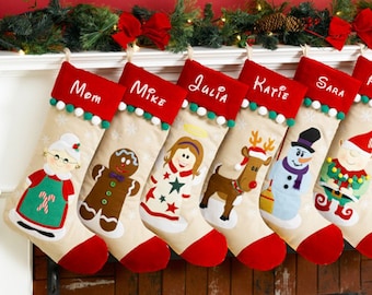 Personalized christmas stockings | Etsy