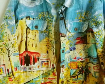 Paris street scene | Etsy