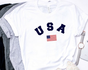 American flag tshirt | Etsy