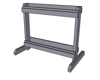 Dumbbell Rack. Digital Product, Files DXF, SVG for CNC, Plasma, Laser ...