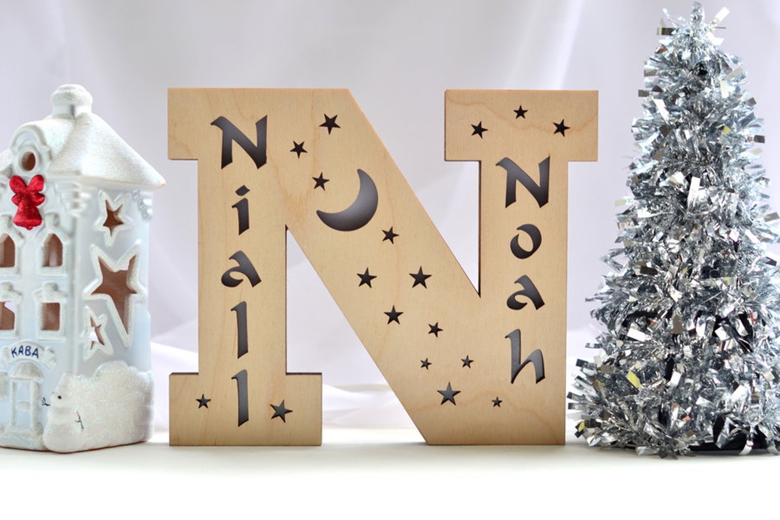 Wooden Letter N Lamp Nursery or Teenage Room Decor LED | Etsy