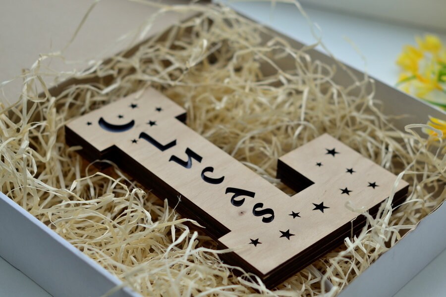 Light up Baby Boy or Girl Name Marquee Letter L Wood LED - Etsy