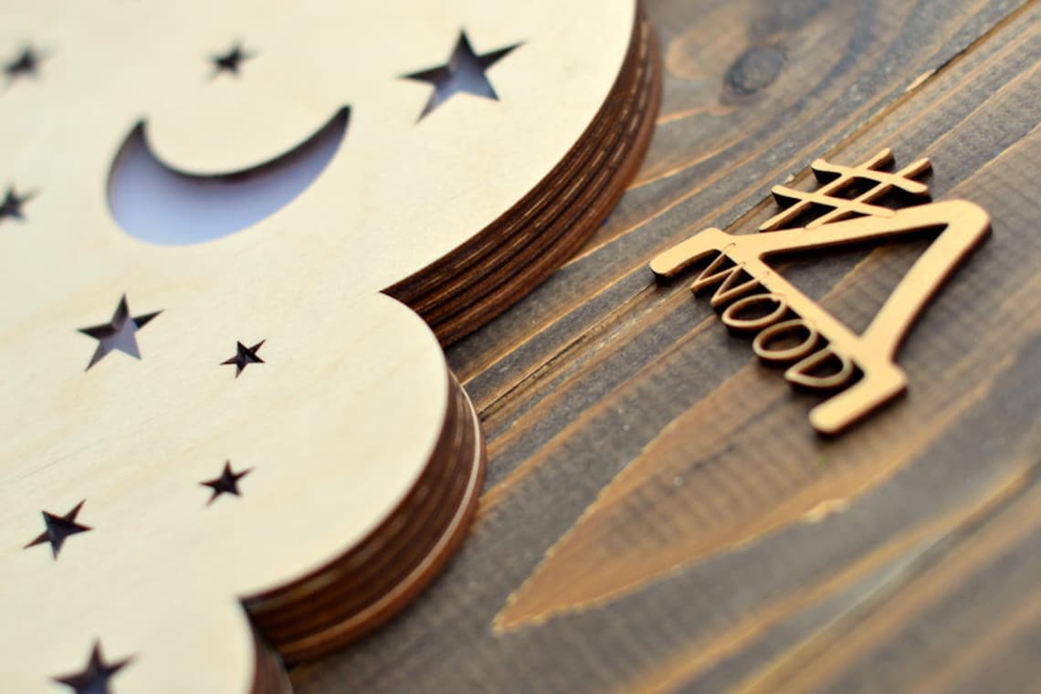 Celestial Stars and Moon Decor Cloud Lamp Star Lamp Moon - Etsy