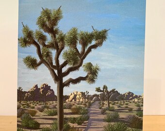 Joshua Tree Greeting Card - Etsy