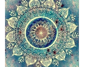 Mandala painting | Etsy