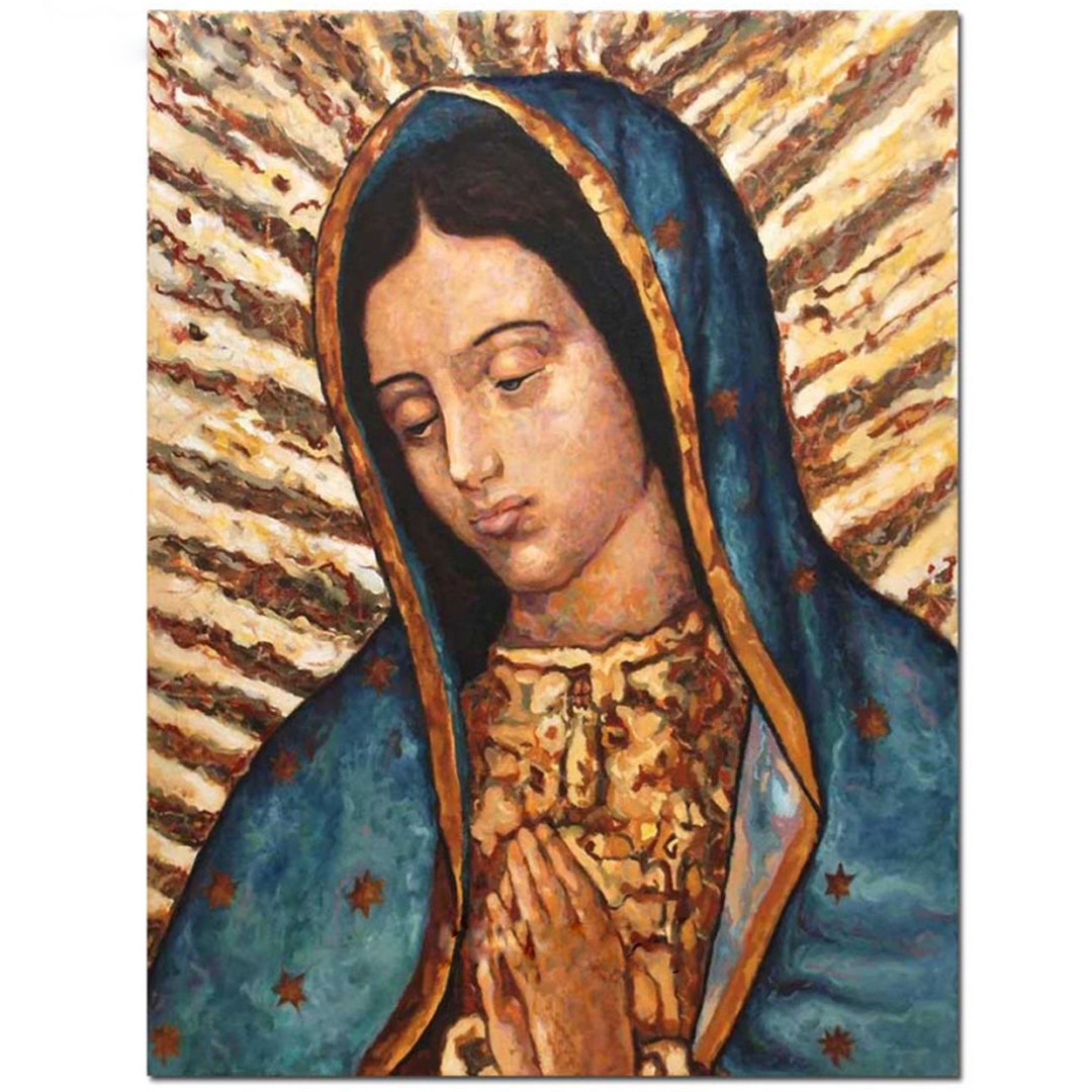 DIY Diamond Painting Mexico Guadalupe Virgin Mary Cross Stitch Mosaic ...