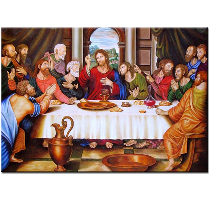 Last Supper Cross Stitch - Etsy