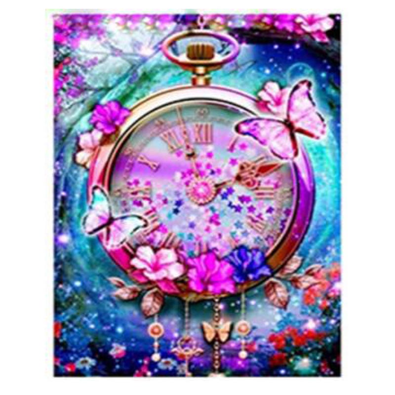 Diamond Painting Kit Clock - Etsy