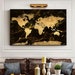 Golden World Map Diy Diamond Painting Diamond Embroidery Square/round ...
