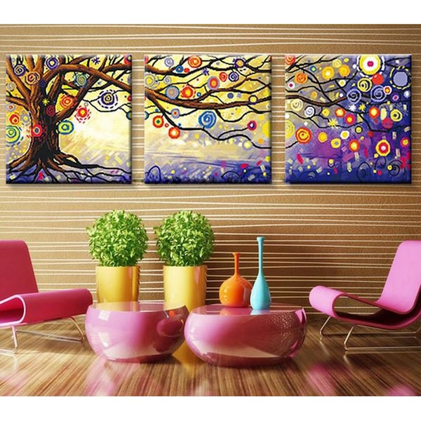 Tree Triptych - Etsy