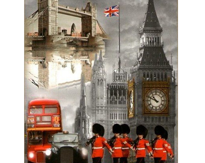 London Bus Britain Street DIY Diamond Painting Full | Etsy