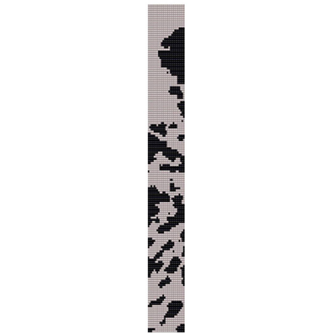 Bead Loom Pattern | Western Cow Print Hat Band Beadwork Pattern | Loom ...