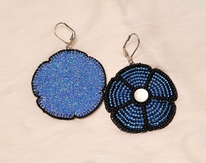 Cree Beadwork, Metis Flower Beadwork, Native Beadwork, Framed Bead Work ...