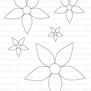 Lily Floral Seed Bead Template | Indigenous Beading Pattern | Flat ...