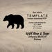 Bear PDF Indigenous Beading Pattern | Seed Bead Template | Flat Stitch ...