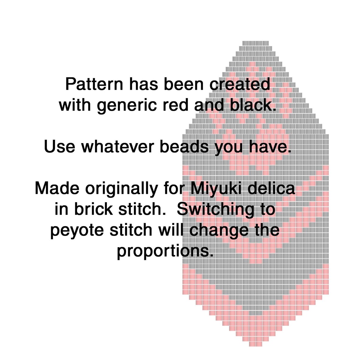 MMIW Stolen Sisters Bead Fringe Earring Pattern | Brick Stitch Black ...