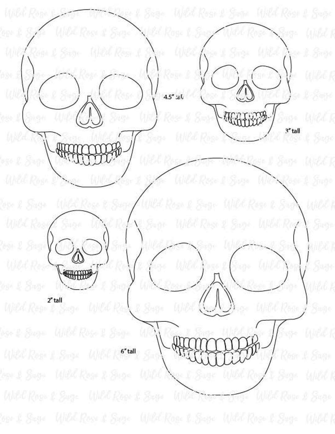 Skull Skeleton Anatomical PDF Seed Bead Template | Indigenous Beading ...