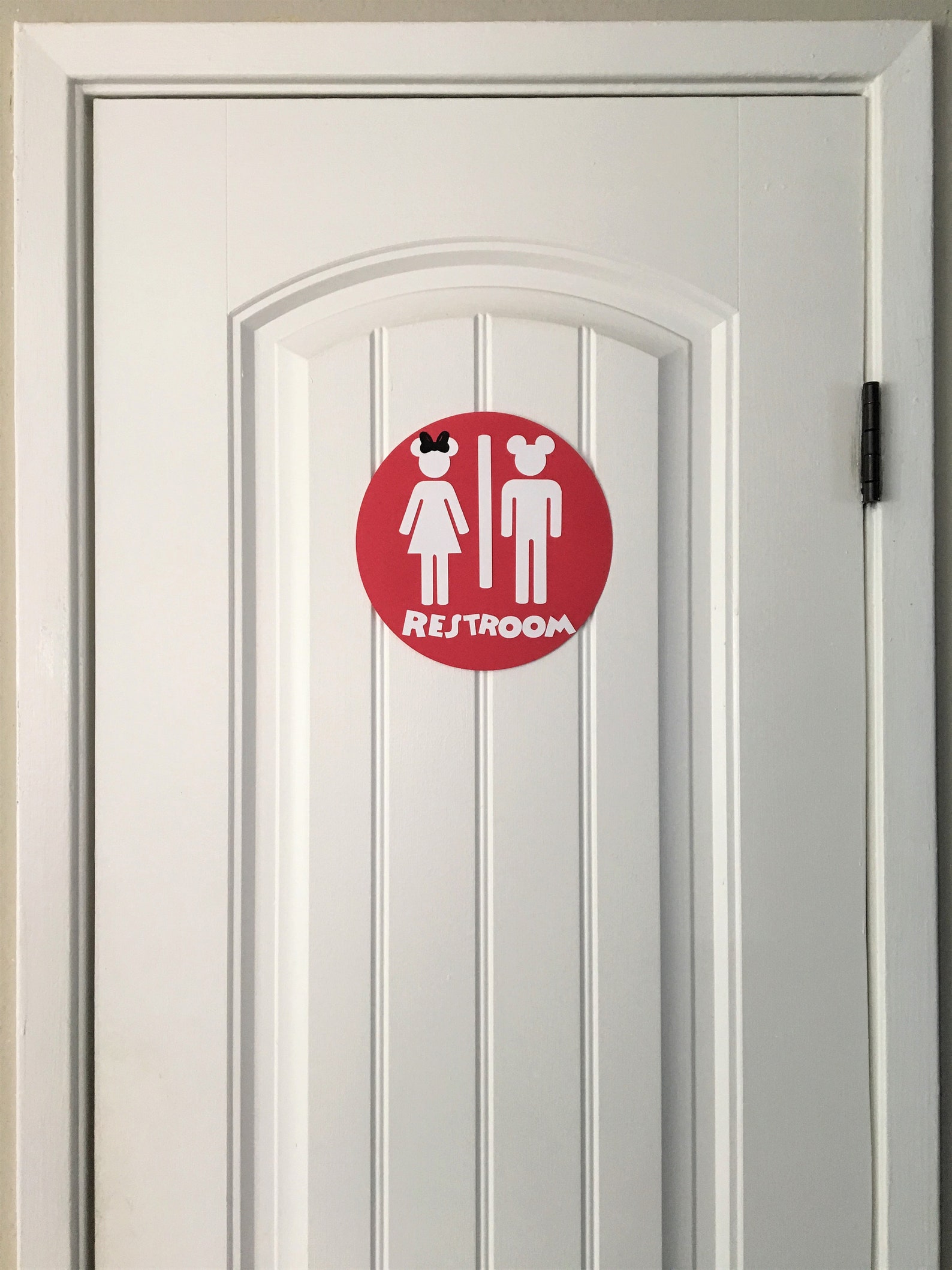 Minnie Mouse Mickey Mouse Clubhouse Bathroom Restroom Sign - Etsy