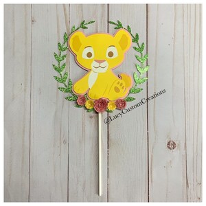 Baby Nala Lion King Cake Topper Centerpiece Baby Shower | Etsy