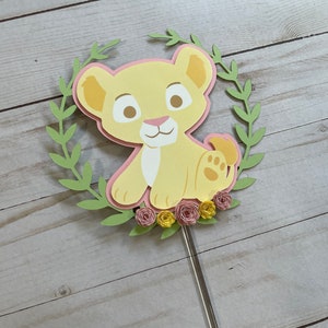 Baby Nala Lion King Cake Topper Centerpiece Baby Shower - Etsy
