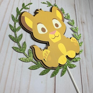 Baby Simba Lion King Cake Topper Centerpiece Baby Shower - Etsy