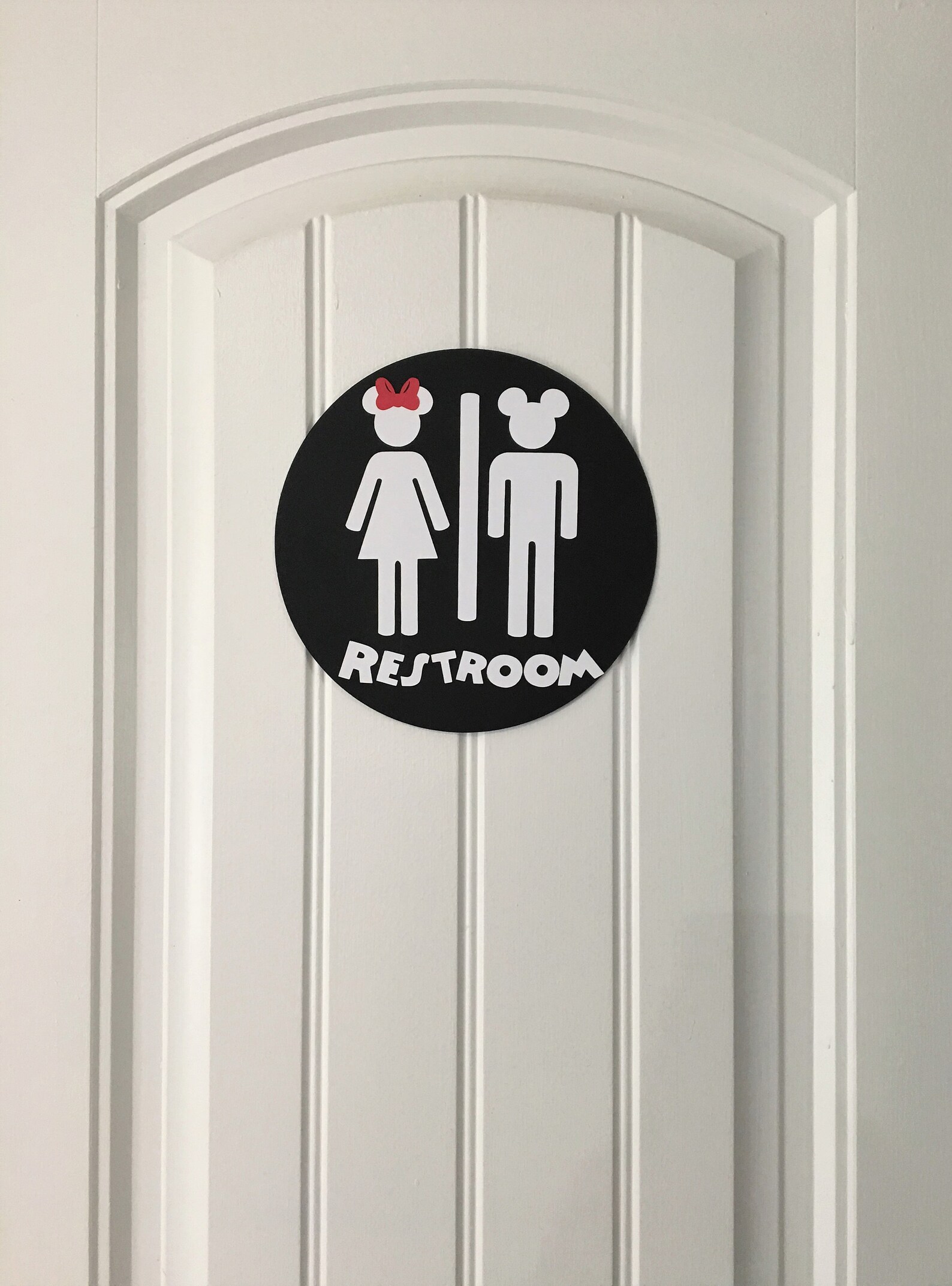 Minnie Mouse Mickey Mouse Clubhouse Bathroom Restroom Sign | Etsy