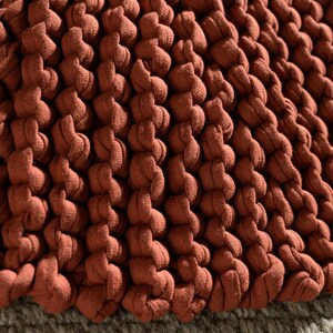 Christmas Tree Skirt, Copper Tree Wrap, Knitted Tree Skirt, Jumbo Tree ...
