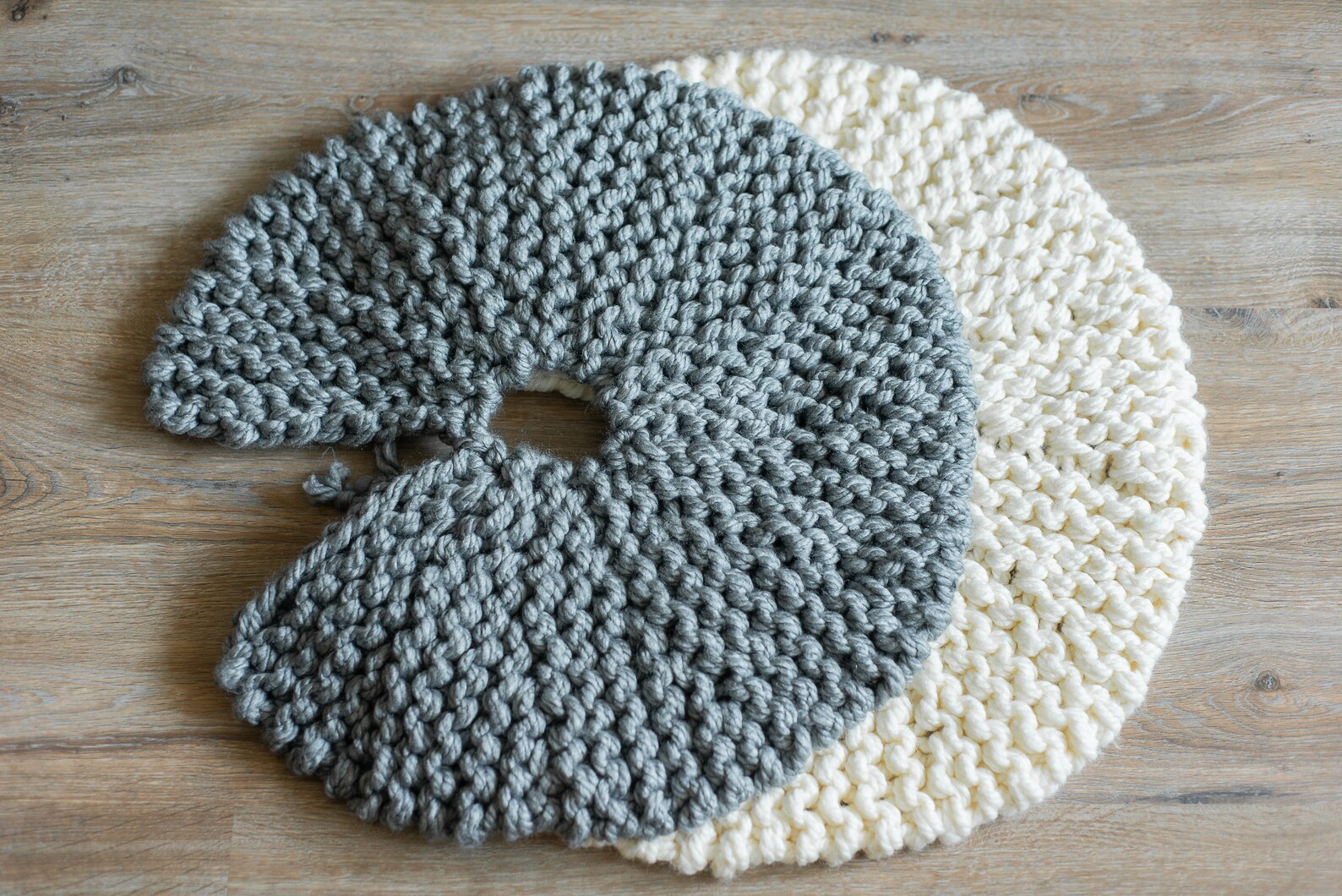 Christmas Tree Skirt Knitted Tree Skirt Tree Wrap Chunky Knit - Etsy