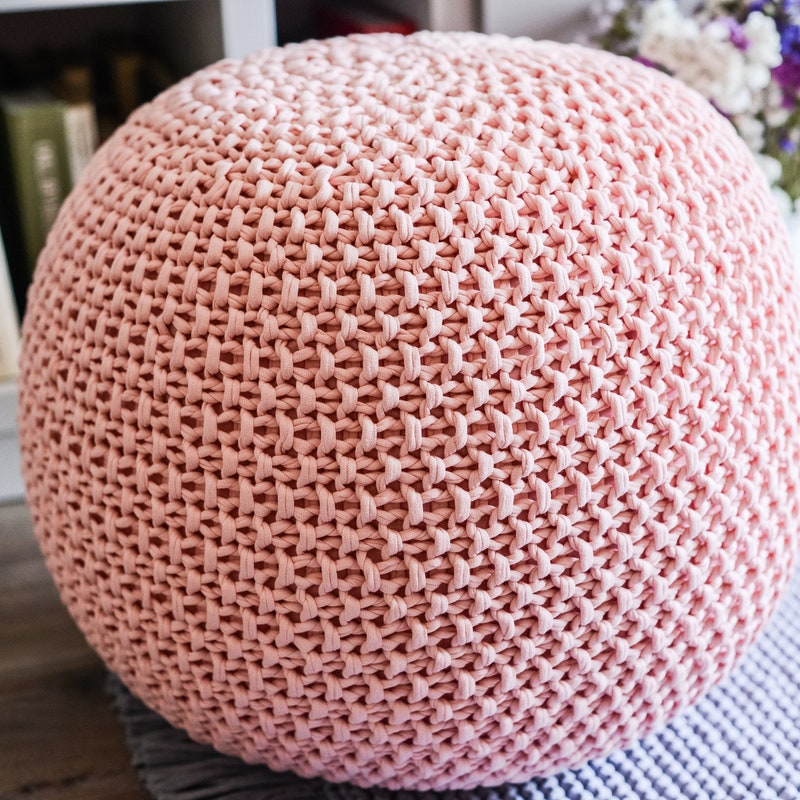 Pink Pouf - Etsy