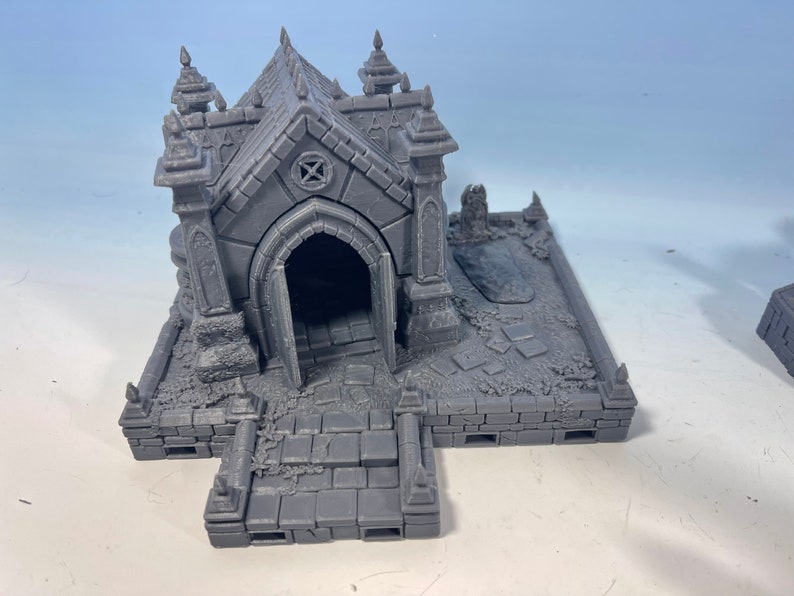 Graveyard and Crypt Dragon's Rest 28mm 3D Printed - Etsy