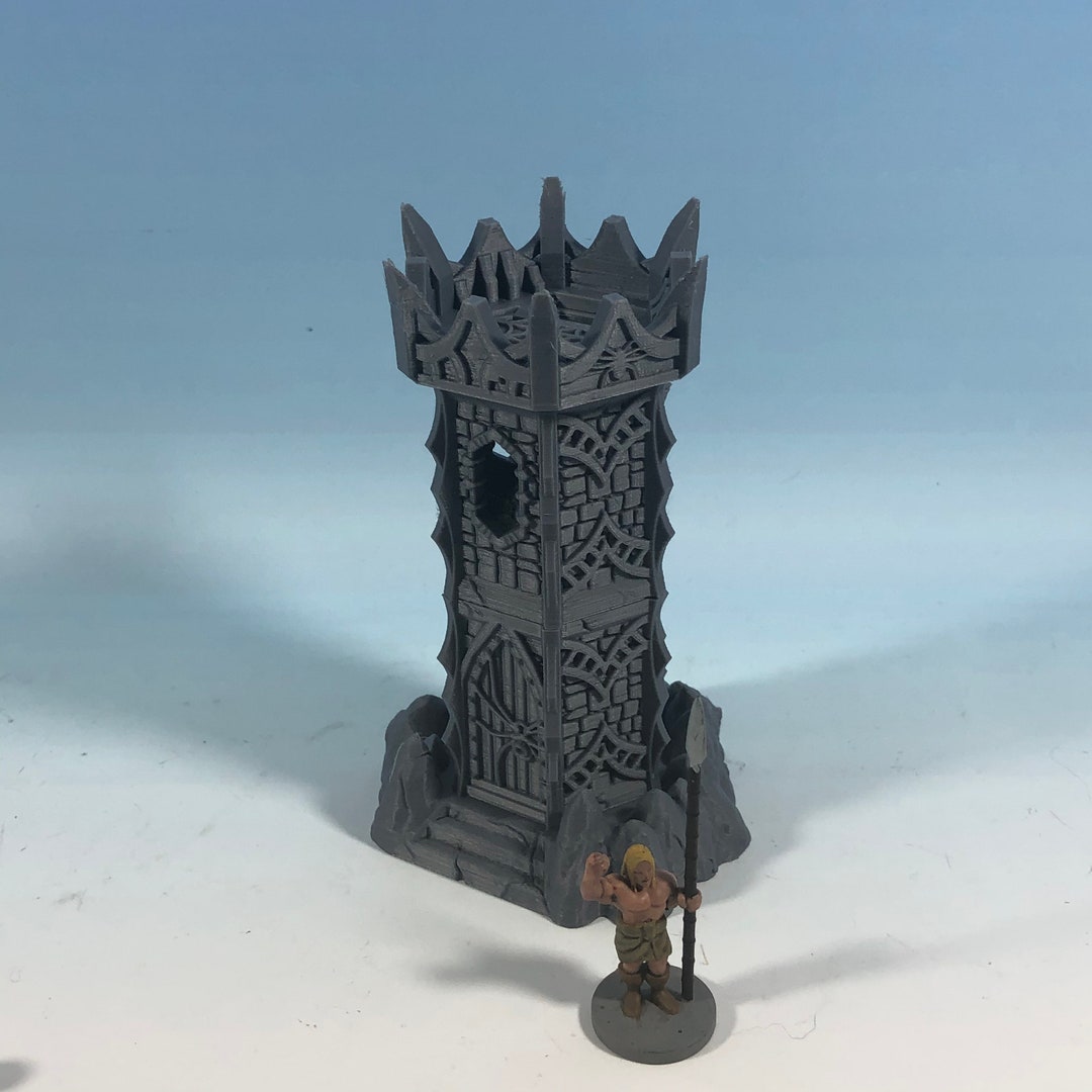 Dark Elf Sentry Tower (set A) - Windows - 28mm Terrain - Dnd ...