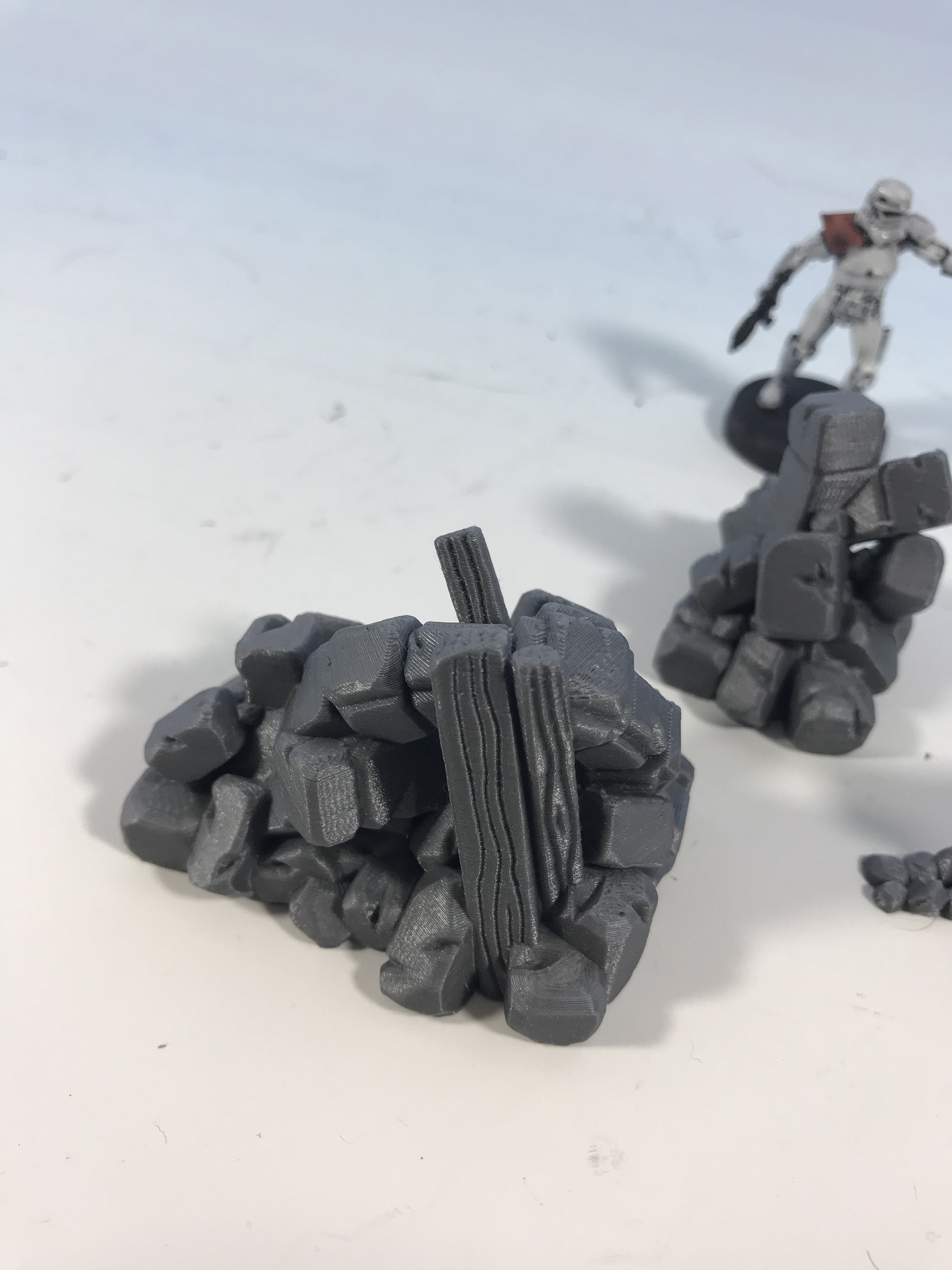 Wall and Rubble Kit Dnd Pathfinder Zombicide Heroes | Etsy