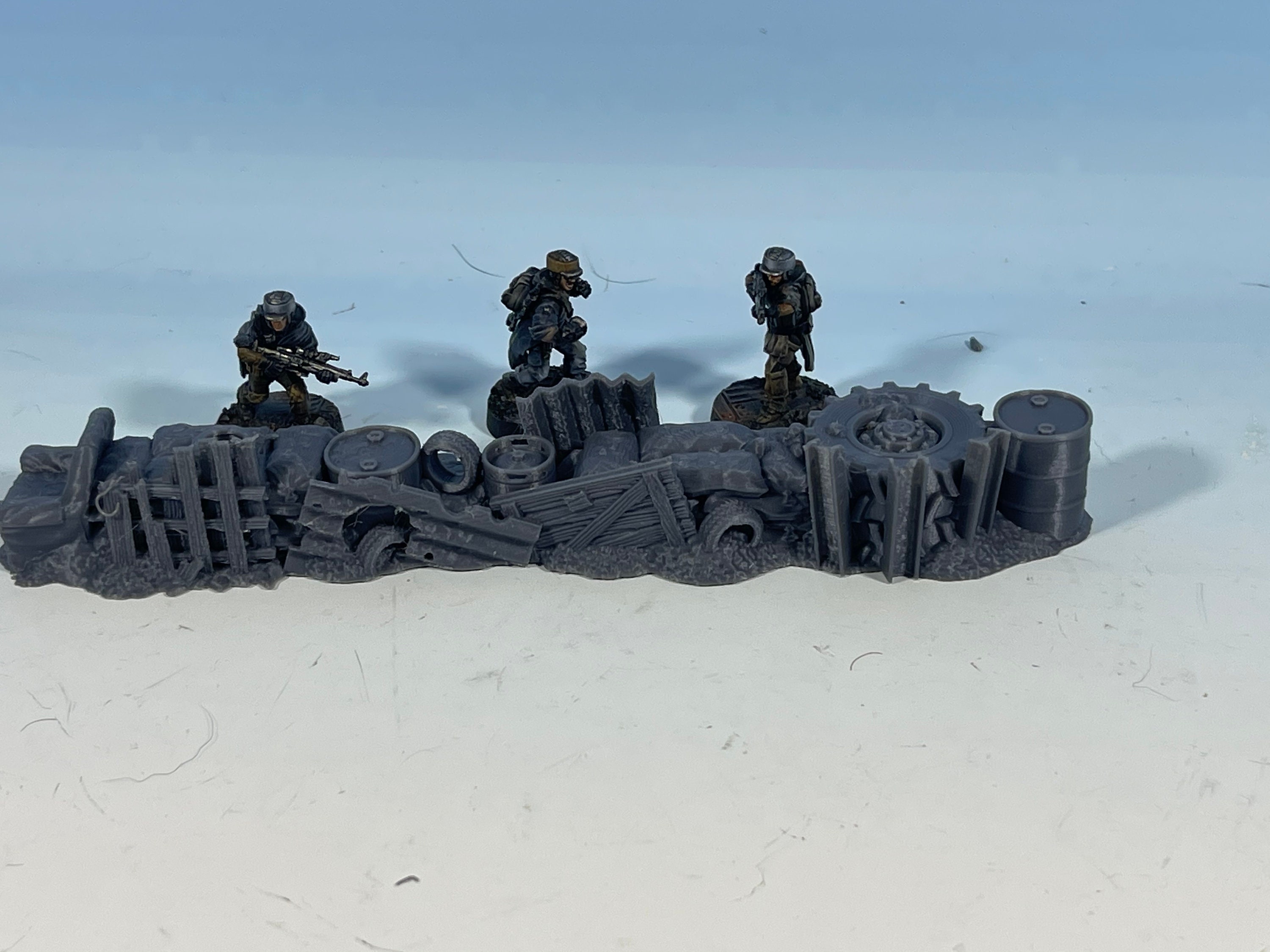 Toys Fallout walking dead Post Apocalyptic Junk Fort Fence barricade 11 ...