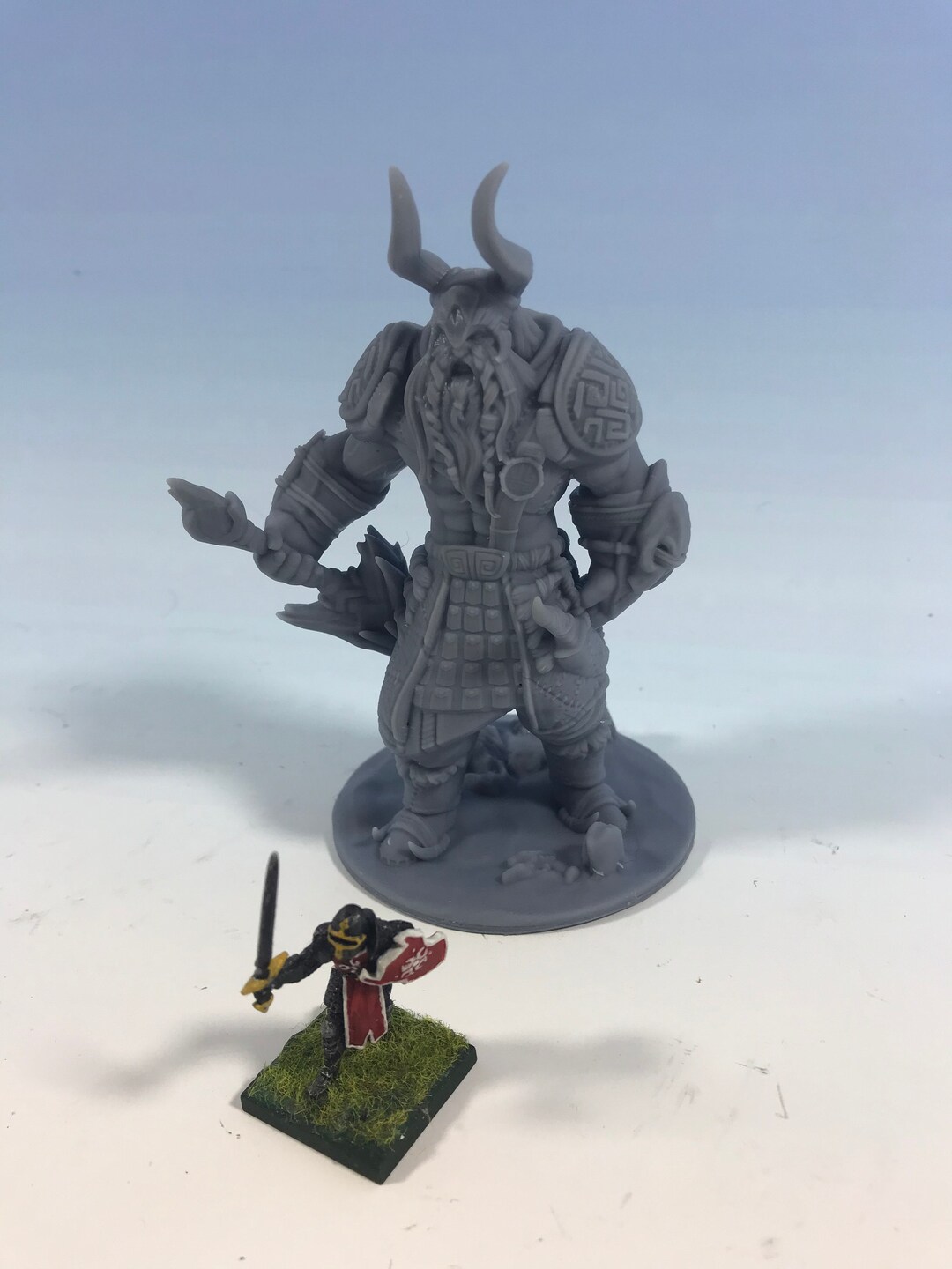 Male Frost Giant With Sword - Wilds of Wintertide - Resin Print for ...
