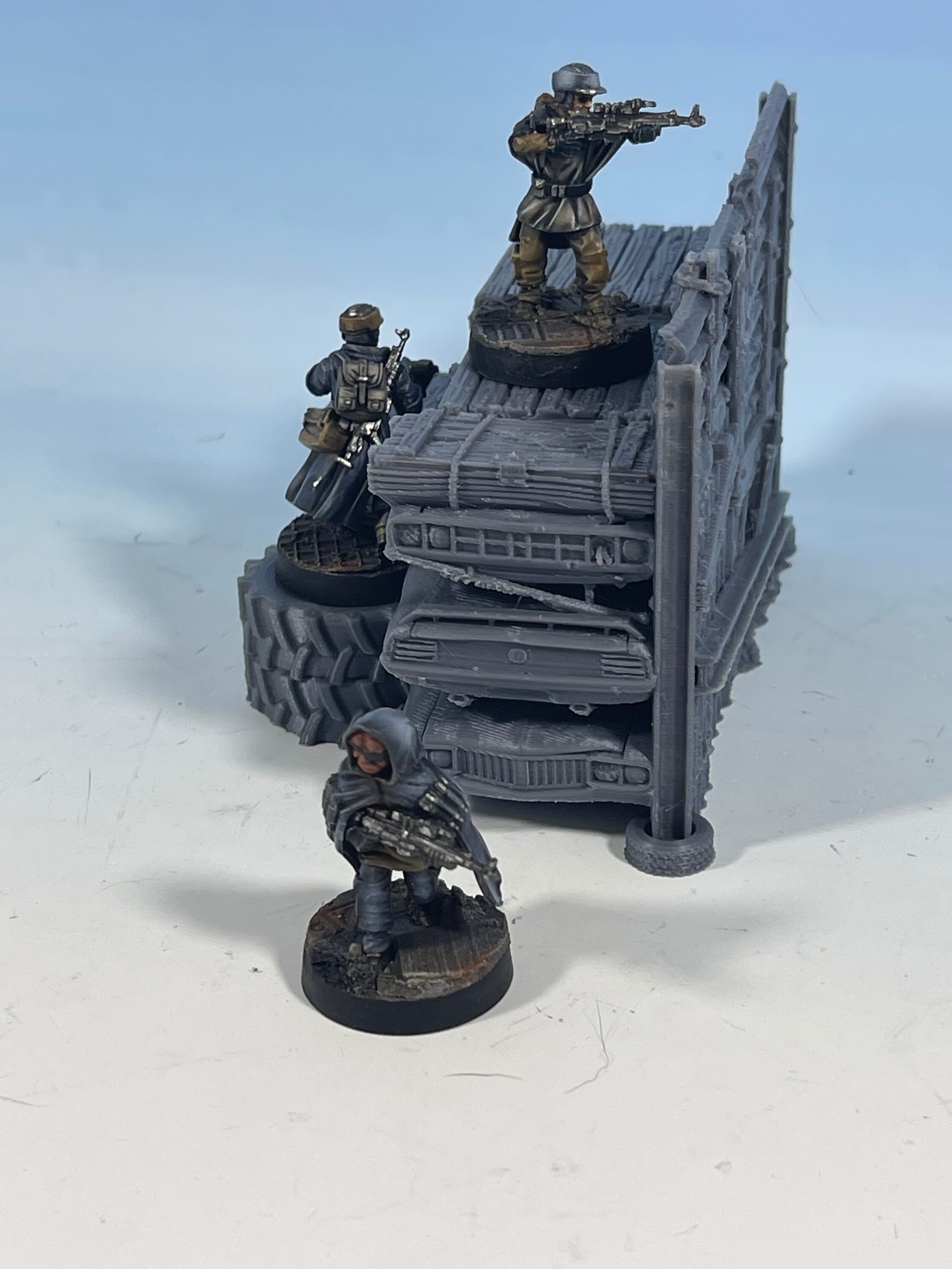 Junk Fort Rampart 3 Table Top Terrain Post Apocalyptic - Etsy