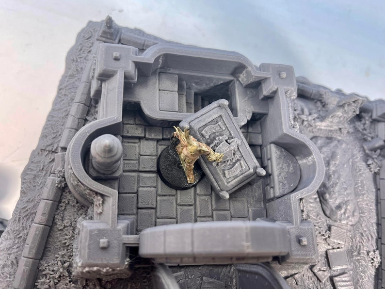 Graveyard and Crypt - Dragon's Rest - 28mm - 3D Printed - Fantasy ...
