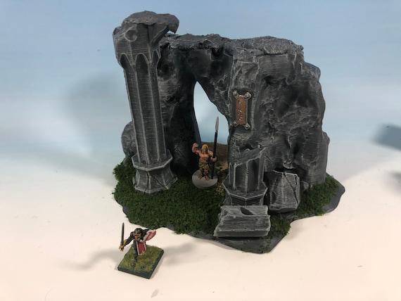 Openforge Cavern Entrance Set Piece Painted and Dressed | Etsy