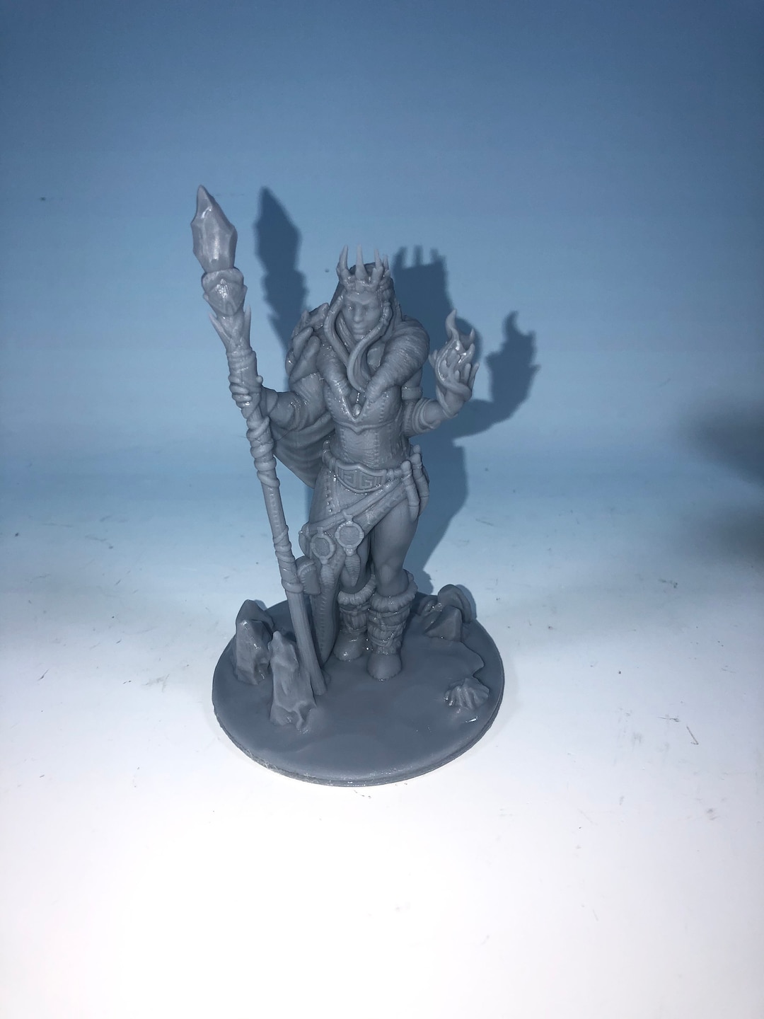 Female Frost Giant With Crown and Staff - Wilds of Wintertide - Resin ...