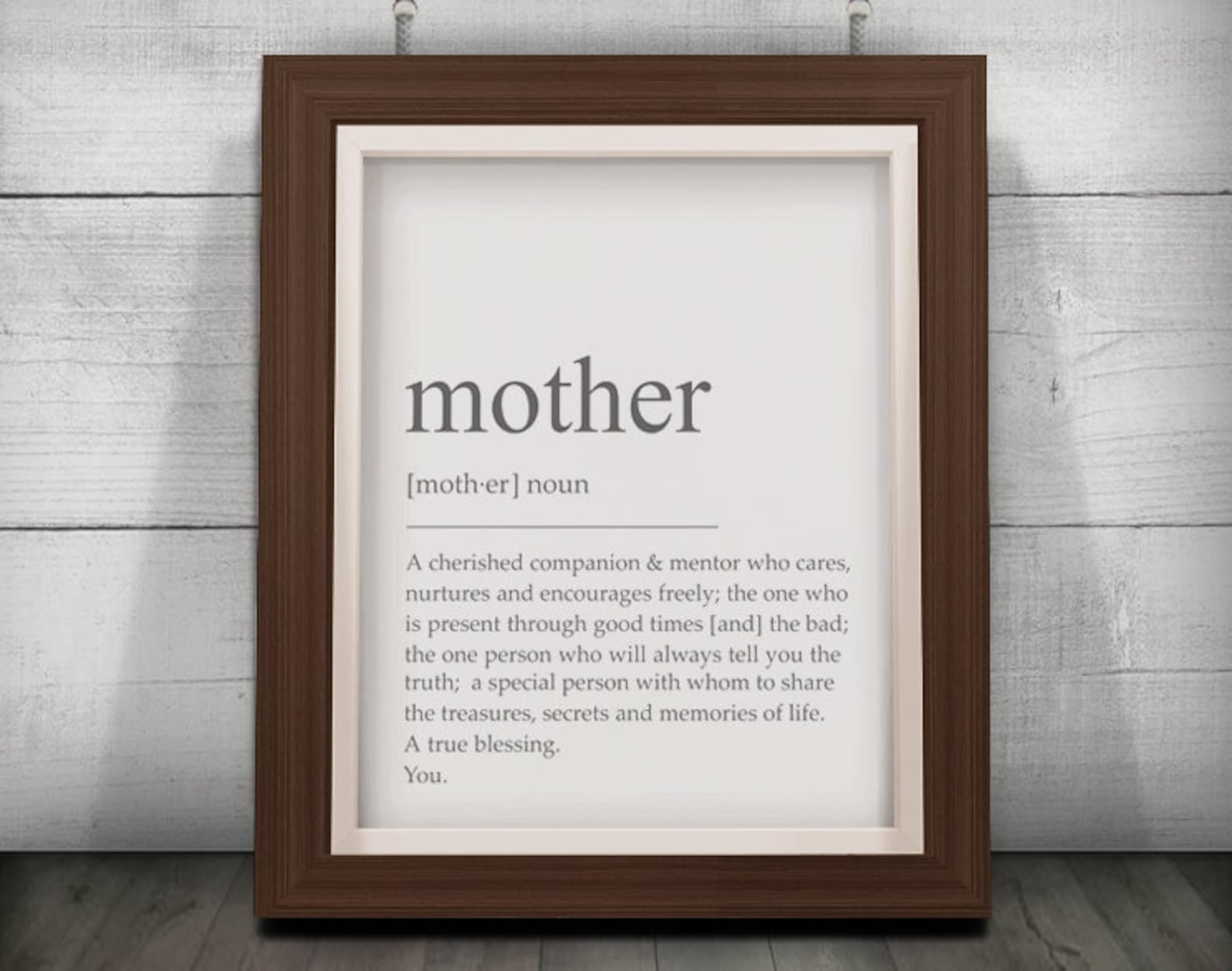 Mother Print Mother Definition Mother Poster Mother Quote - Etsy