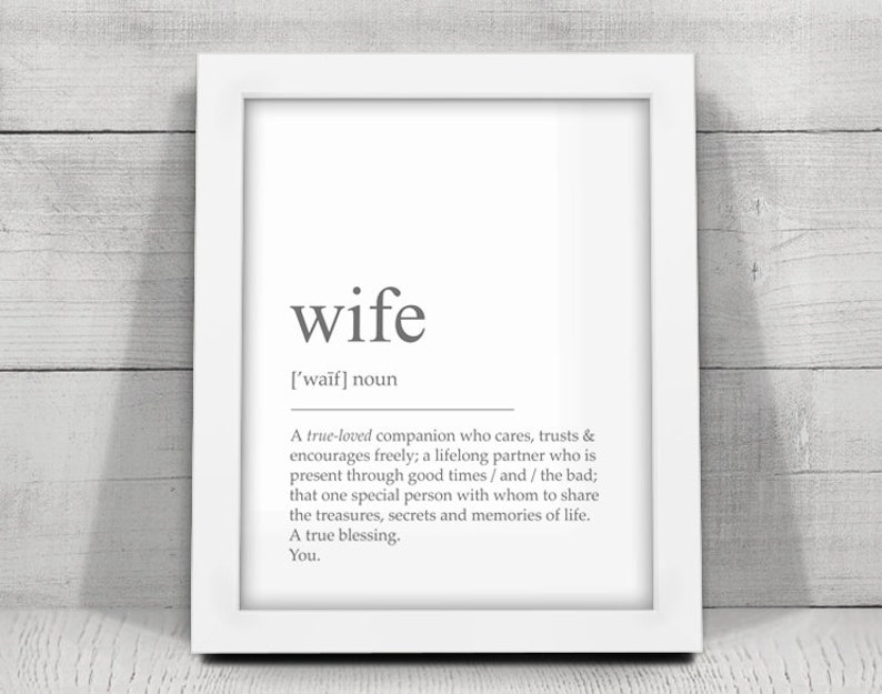 Wife Print Wife Definition Wife Poster Wife Quote Wife Etsy UK wife-print-wife-definition-wife-poster-wife-quote-wife-etsy-uk